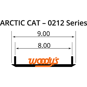 Mini Sled Runner - Trail - 4" - 60° EAT3-0212