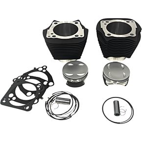 Cylinder Kit - 143" - Black - M8 RP201-618W