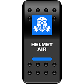 Rocker Switch - Helmet Air - Blue
