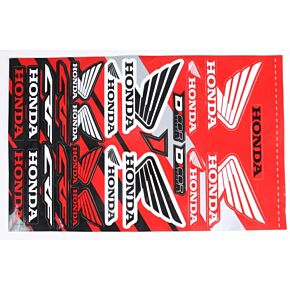 Honda Decal Sheet