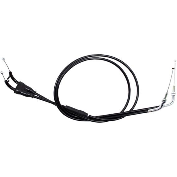 Black Vinyl Throttle Push-pull Cable Set
