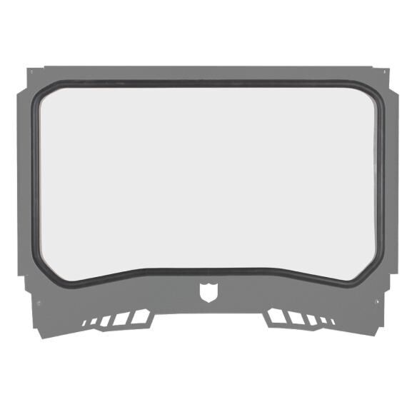 Pro Xp/4 Front Windshield Titanium Matte Metallic