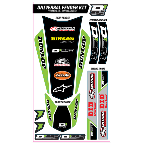 Universal Trim Kit - Green 15-20-100