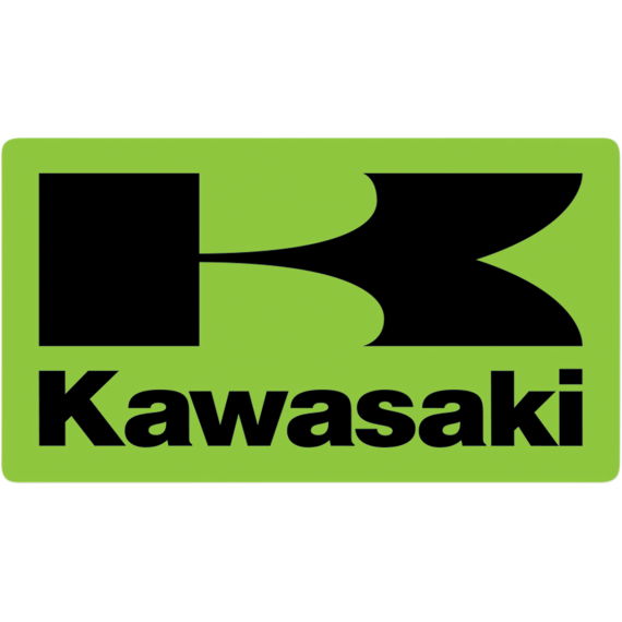 Kawasaki Icon Decal - 12" - Square 40-20-110
