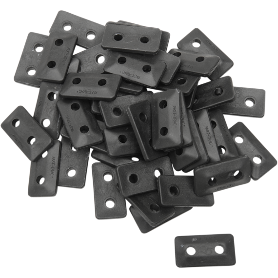 Backer Plates - Black - Twin - 48 Pack 500X-48