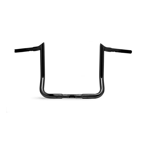 12" Monkey Bagger Bars Black `86-up Touring