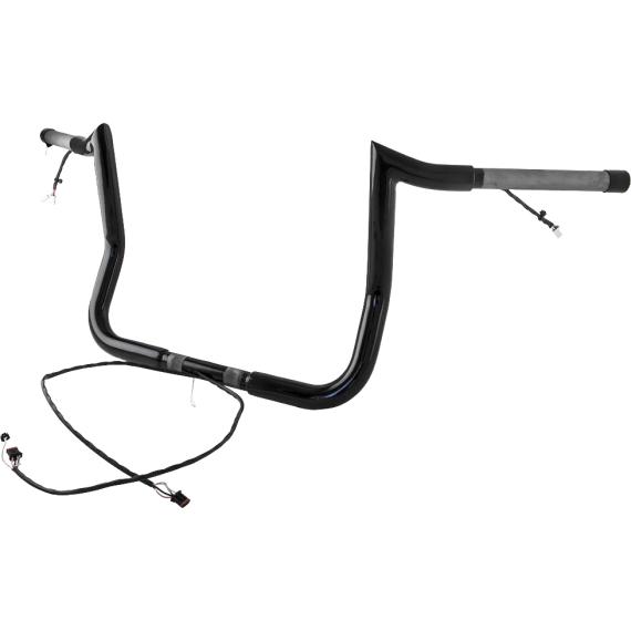 14" Monkey Bagger Bar Prewired Satin Black `14-up Touring