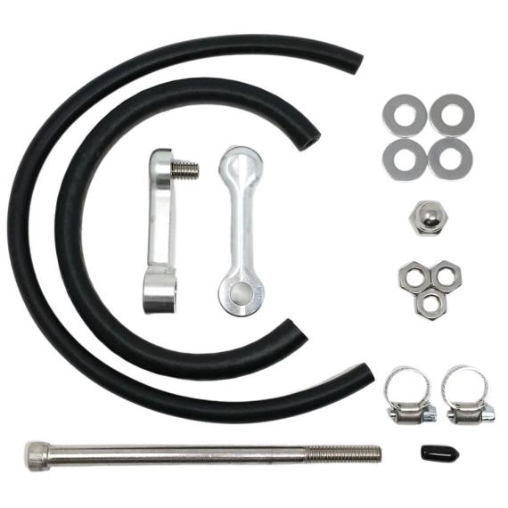 Billet Tank Lift Kit 2" `10-17 Dyna Machine Finish