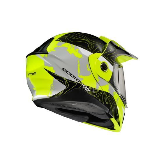 Exo-at960 Modular Helmet Topographic Hi-vis/black Lg