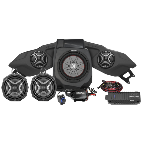 5 Speaker Plug And Play Kit W/ 8" Cage Pods