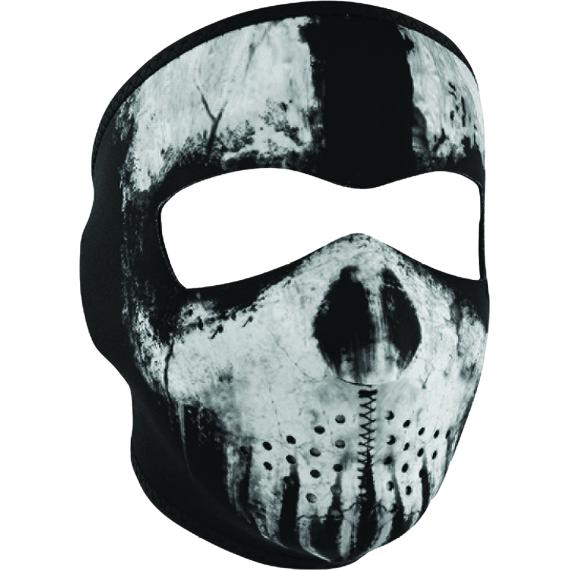 Neoprene Full Mask Skull Ghost